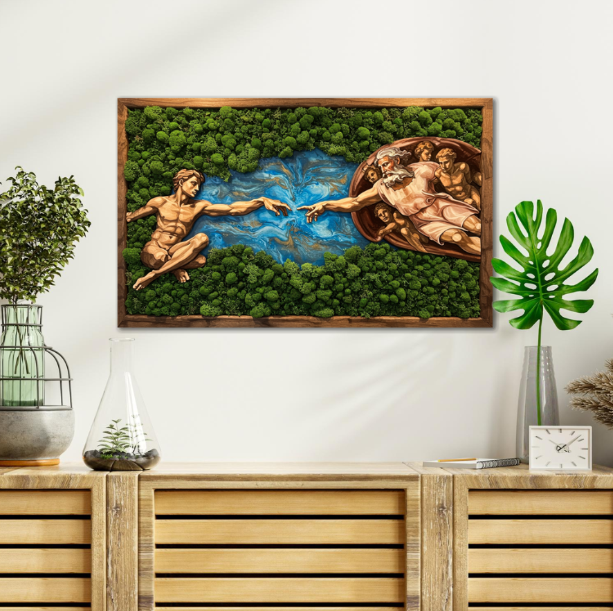 Moss HDF poster - Creation of Adam — T-Tatra HU